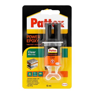 Pattex Power Epoxy Syringe Clear 6ml | PnP