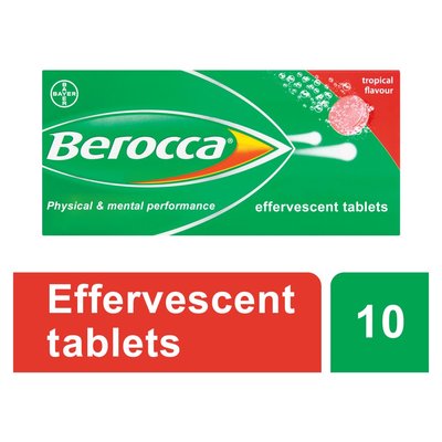 Berocca Tropical Effervescent Tablets 10 Pack | PnP