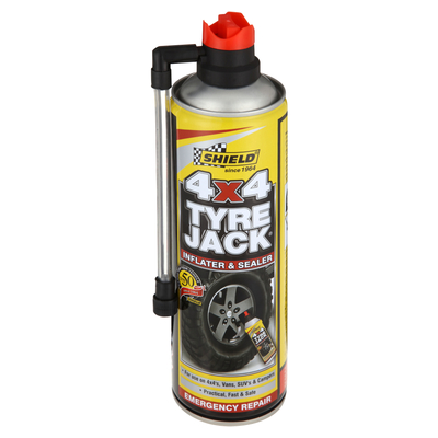 Shield Tyre Jack Emergency 4x4 Tyre Inflator 500ml | PnP