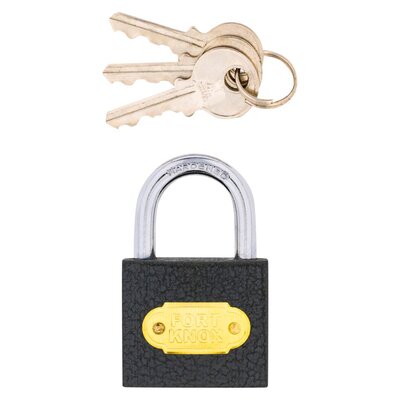 Fort Knox Iron Padlock Key Alike 38mm 3 Pack | PnP
