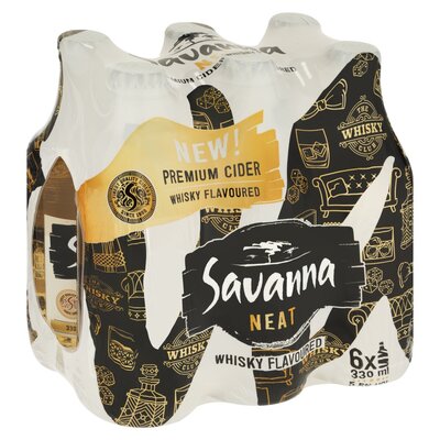 Savanna Neat Premium Cider Bottle 6 x 330ml | PnP