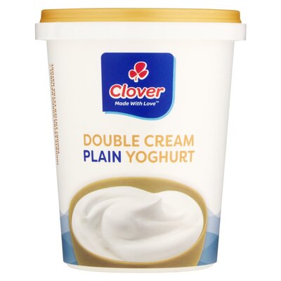 Clover Double Cream Plain Yoghurt 500g | PnP