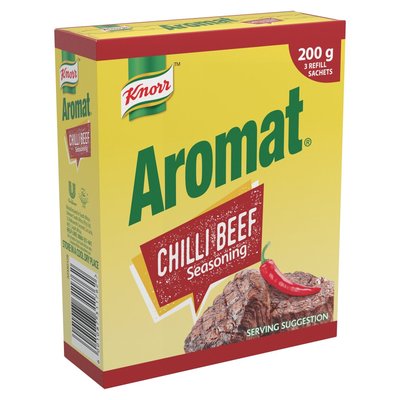 Knorr Aromat Chilli Beef Seasoning Trio Refill Pack 200g | PnP