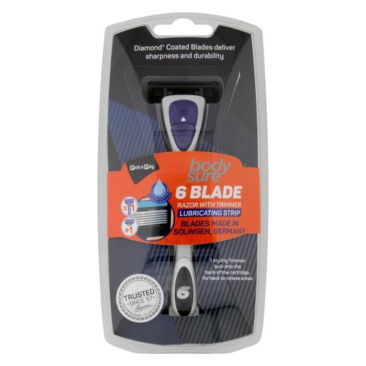 PnP Bodysure Six Blade Kit Mens 4 Pack | PnP