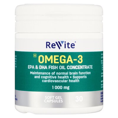 Revite Omega 3 1000MG 30 Softgels Capsules | PnP