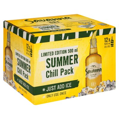Savanna Dry Chill Pack 12 x 500ml | PnP