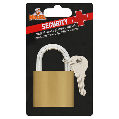 Masterlock Brass Padlock 40mm | PnP