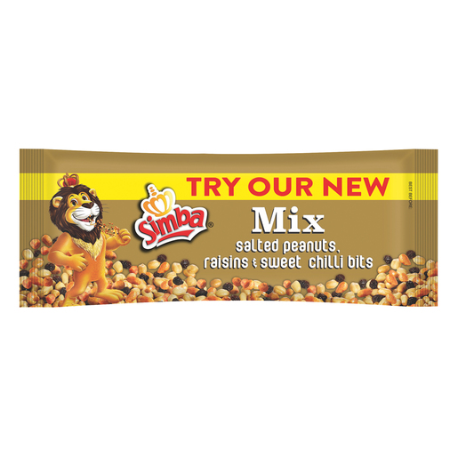 Simba Salted Mixed Peanuts & Raisins Sweet Chilli Bits 50g x 1920 | PnP