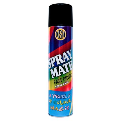Spraymate Fast Drying Spray Paint Gloss Black 250ml | Smart Price ...