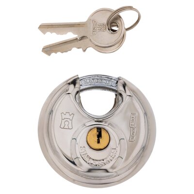 Fort Knox Discus Econo Stainless Steel Lock 60mm | PnP