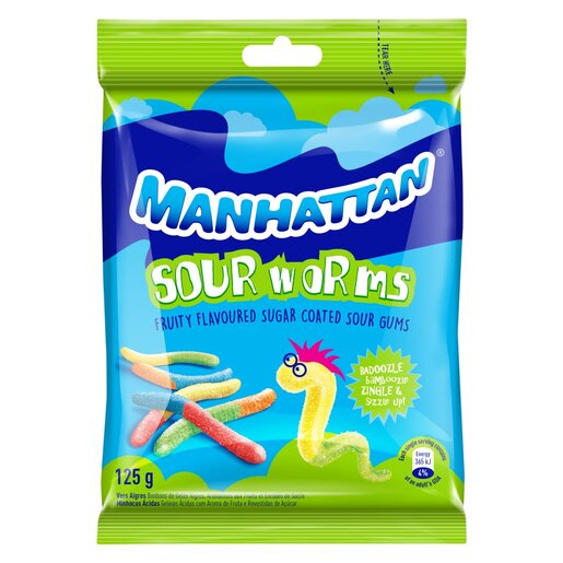 Manhattan Jellyland Sour Worms 125g | Smart Price Specials | PnP Home
