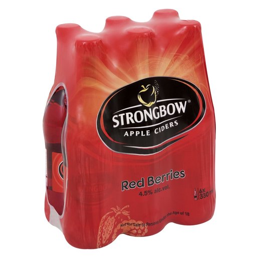 Strongbow Red Berries Bottle 6 x 330ml | Smart Price Specials | PnP Home