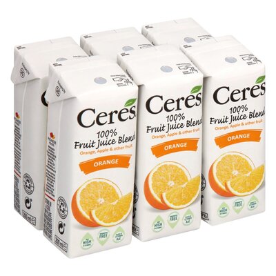 Ceres Orange Juice 200ml x 6 | PnP