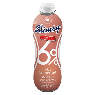 Slimsy 6% Lite Low Cal Ruby Grapefruit Squash Concentrate 1L | PnP