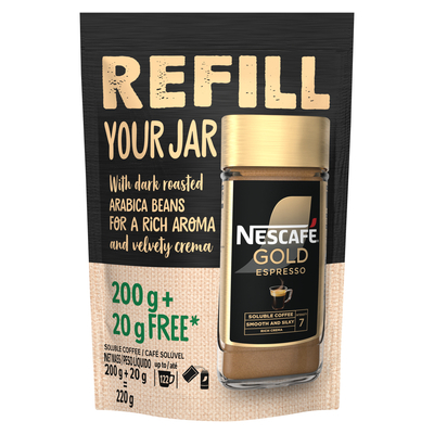 Nescafe Gold Espresso Refill 220g | PnP