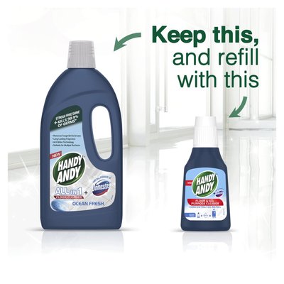 Handy Andy Ocean Fresh Concentrated Floor & Multipurpose Cleaner Refill ...