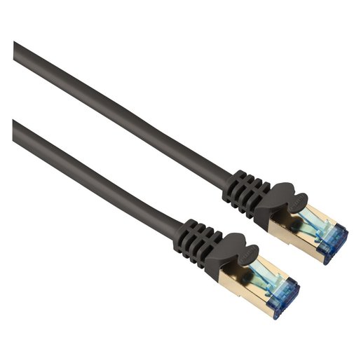 Hama Gold-plated, Double Shielded 3.00m CAT-6-Network Cable | PnP