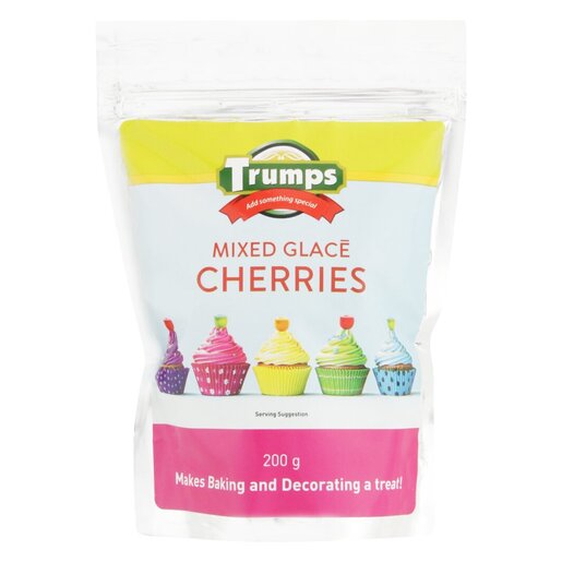 Trumps Glaced Mixed Cherries 200g | PnP