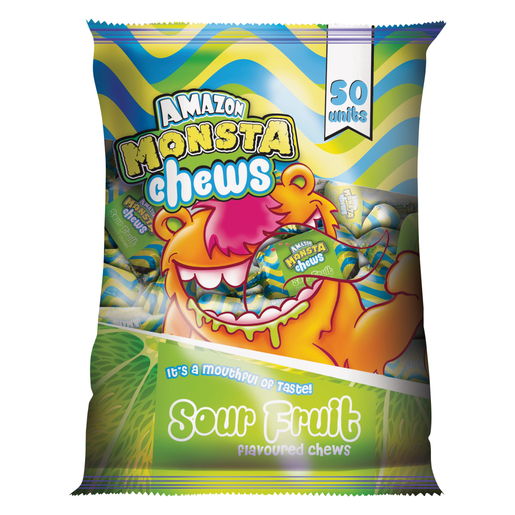 Amazon Chews Sour Fruit 50 Pack | PnP