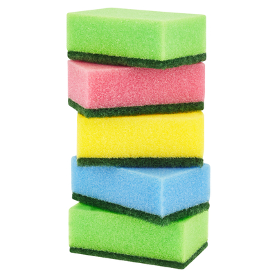 Addis Multi Colour Sponge Scourers 5 Pack | PnP