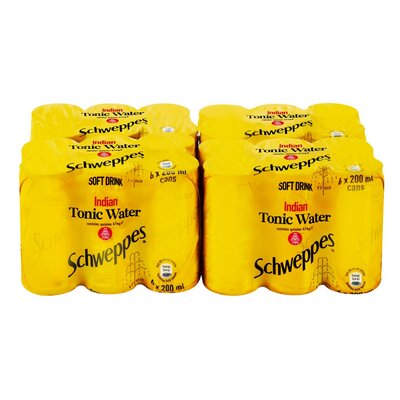 Schweppes Tonic Water Can 200ml x 24 | PnP