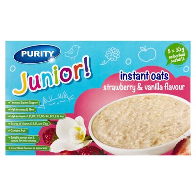Purity Junior Instant Oats Strawberry & Vanilla 280g x 60 | PnP