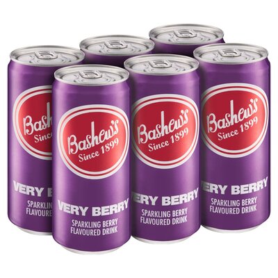 Bashews Very Berry Sparkling Drink 6 x 300ml | PnP