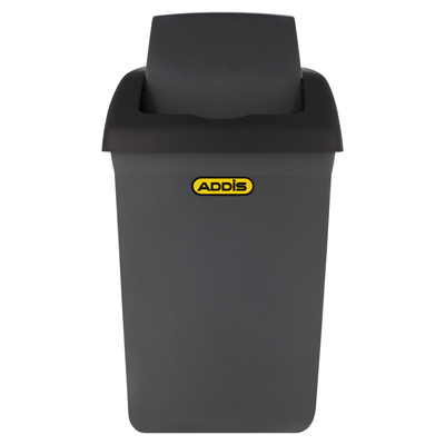 Addis Dark Grey Flip Top Bin 12L | PnP