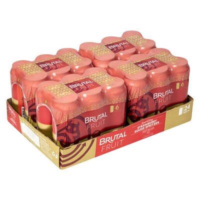 Brutal Fruit Strawberry Rouge Can 24 x 500ml | PnP
