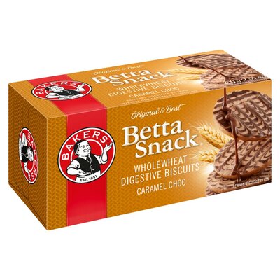 Bakers Caramel Chocolate Betta Snack Biscuit 200g | Smart Price ...