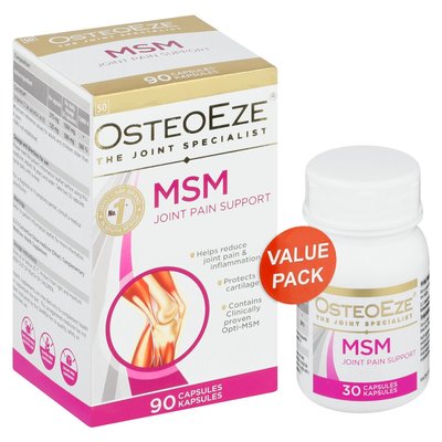 Osteoeze Msm Join Pain Support Value Pack 120 Capsules | PnP