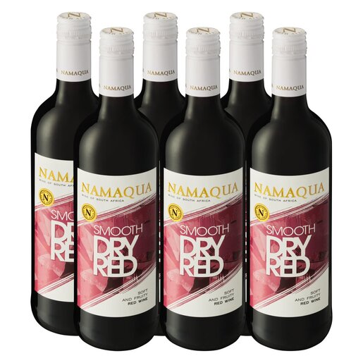 Namaqua Smooth Dry Red 750ml x 6 | PnP