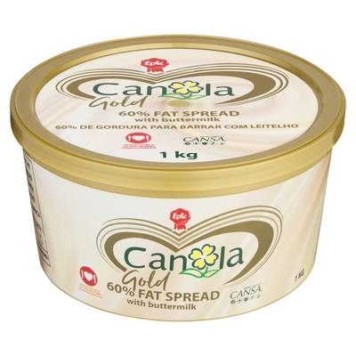 Epic Canola Gold 60% Fat Spread Tub 1kg | PnP