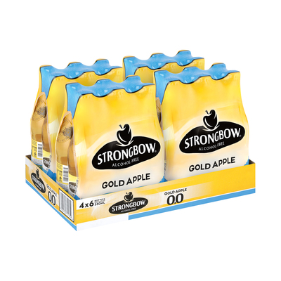 Strongbow Gold Apple 0.0 Non Alcoholic 24 x 330ml | PnP