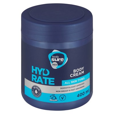PnP Bodysure Men Body Hydrate Cream 400ml | PnP