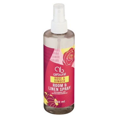 Airburst Room & Linen Spray Rose & Ginger 250ml | PnP