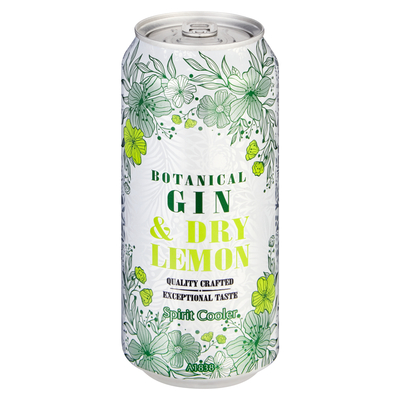 Botanical Gin & Dry Lemon Spirit Cooler 440ml | PnP