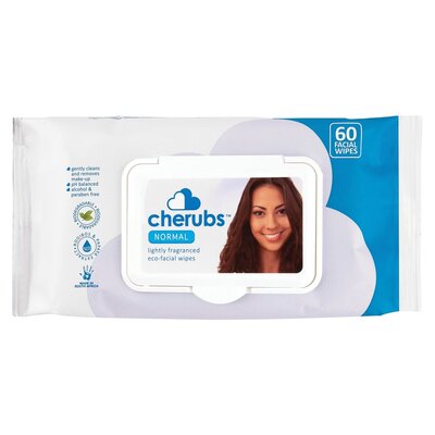Cherubs Make Up Removal Face Wipes 60s x 12 | PnP
