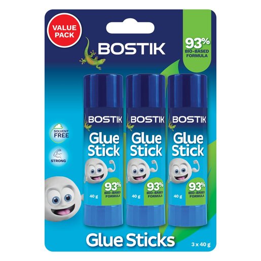 Bostik Glue Stick 40g 3 Pack | PnP