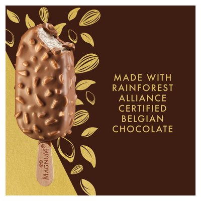 Magnum Mini Almond Ice Cream in Milk Chocolate Multi-Pack 6 x 60ml ...