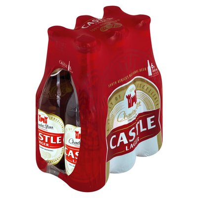 Castle Lager Bottle 340ml x 6 | PnP