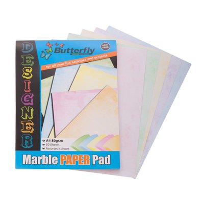Butterfly Designer Paper Pad 50 Sheets | PnP