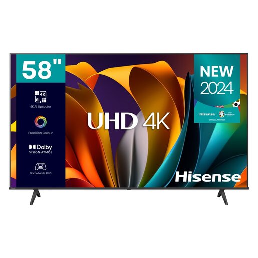 Hisense 58 Inch Uhd 4k Smart Tv 58a6n | PnP