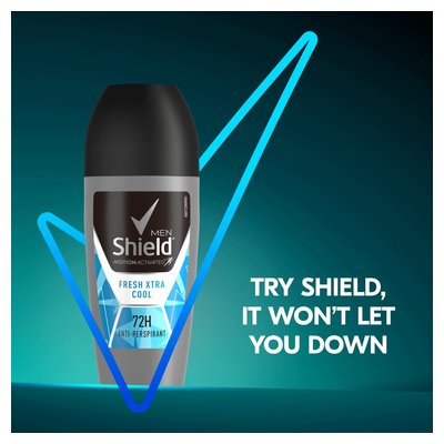 Shield Men Fresh Xtra Cool Antiperspirant Roll On Deodorant 50ml | PnP
