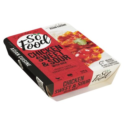 So Food Chicken Sweet & Sour With Rice 330g | PnP