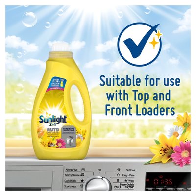 Sunlight Summer Sensations 2in1 Auto Washing Liquid Detergent 1.5L ...