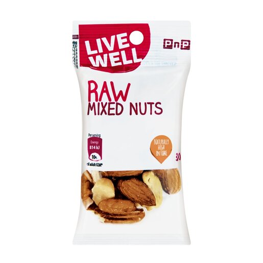 PnP Live Well Raw Mixed Tree Nuts 30g | PnP