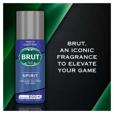 Brut Spirit Aerosol Deodorant Body Spray 200ml | Smart Price Specials ...