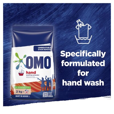 Omo Stain Removal Hand Washing Powder Detergent 2kg | Smart Price ...