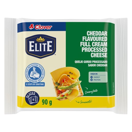 Clover Processed Cheddar Cheese 90g | PnP
